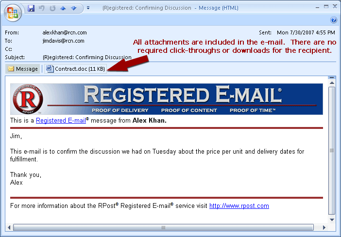 Registered Email® Quick Reference Guide - Zimbra